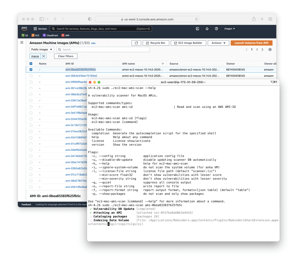 EC2 Mac AMI Scan - Veertu